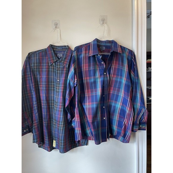 Chapel Hill by Block | Shirts | Vtg Mens Plaid Shirt Labeled Chapel ...